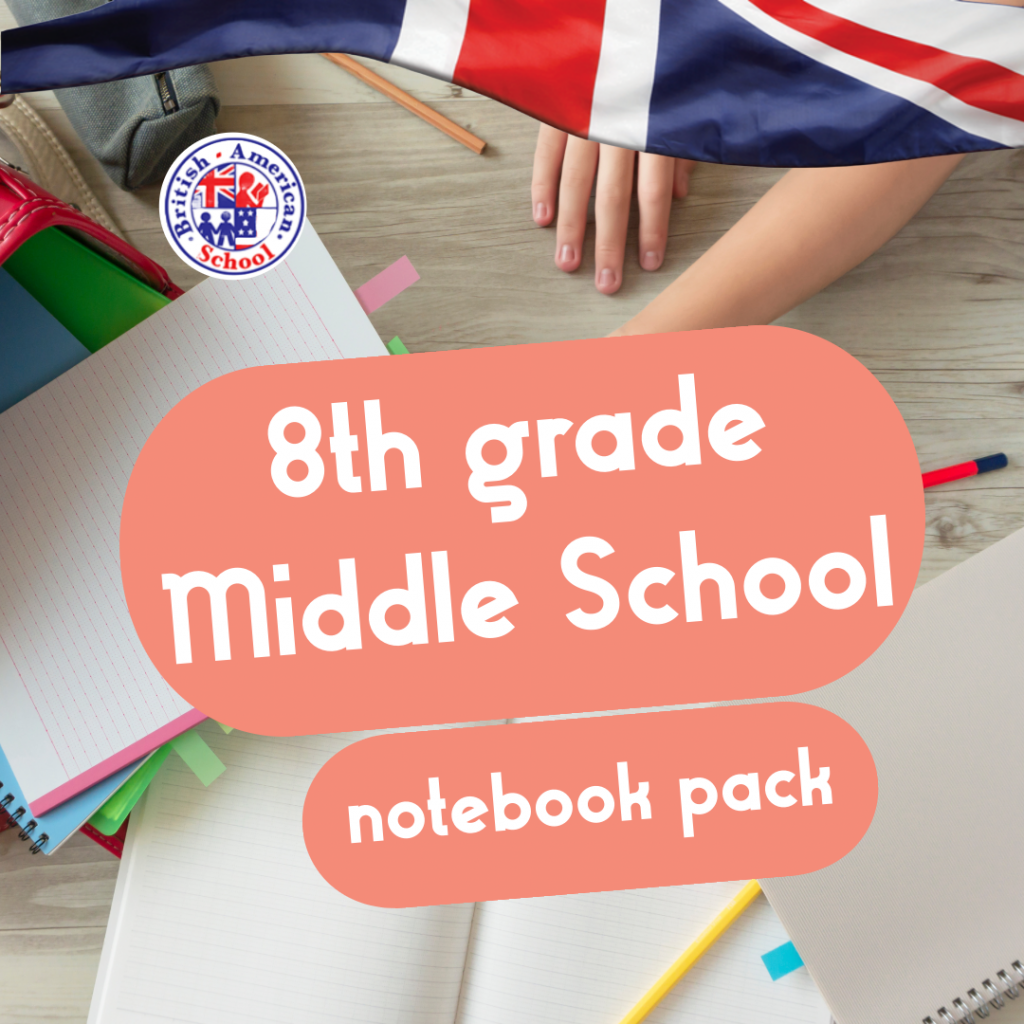 Middle school 8th grade Notebook package – Notebooks | school supplies ...